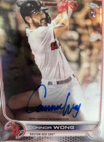 Connor Wong #RA-CW Prices | 2022 Topps Chrome Rookie Autographs ...