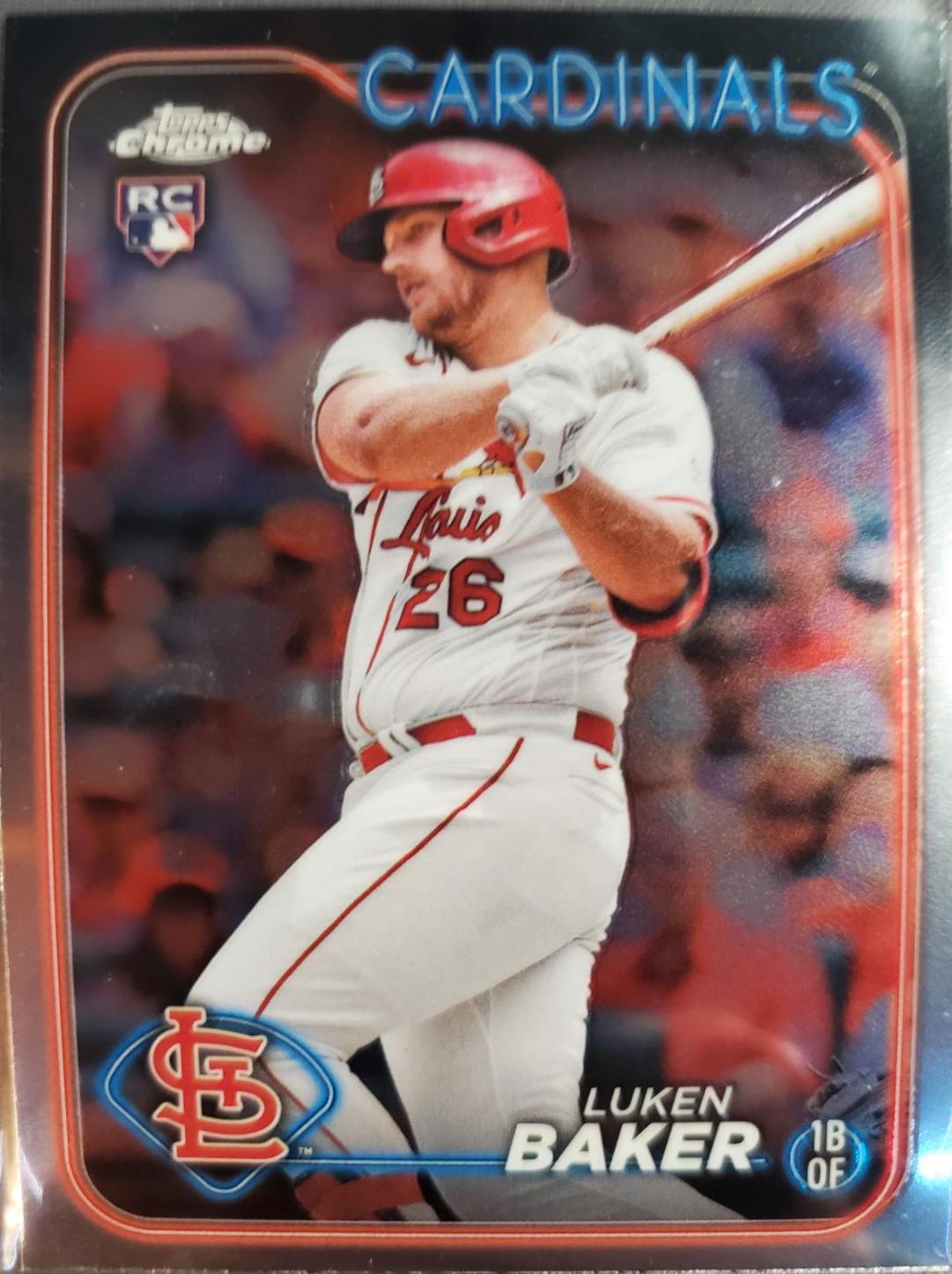 Luken Baker #132 Prices [Rookie] | 2024 Topps Chrome | Baseball Cards