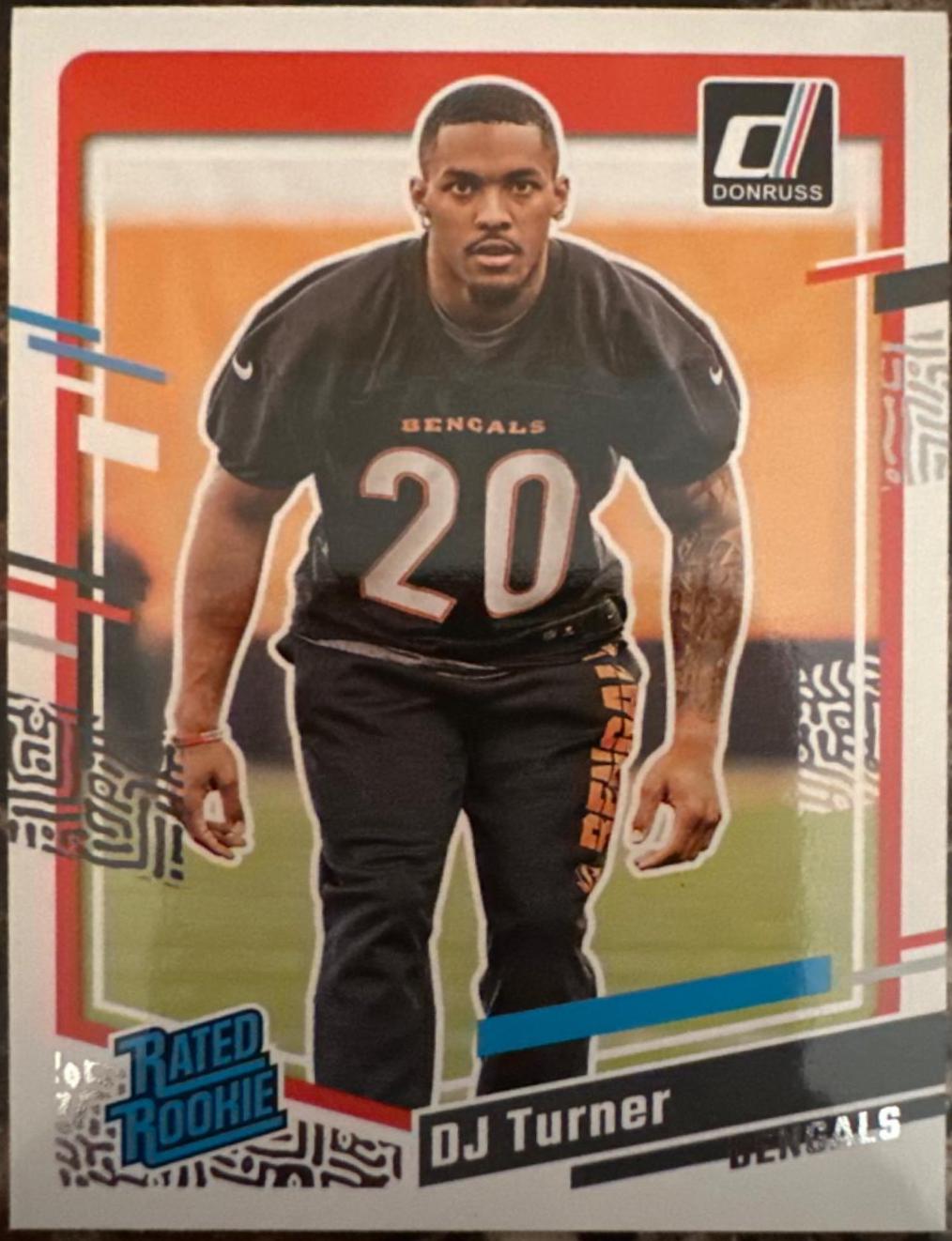DJ Turner #319 Prices [Rookie] | 2023 Panini Donruss | Football Cards