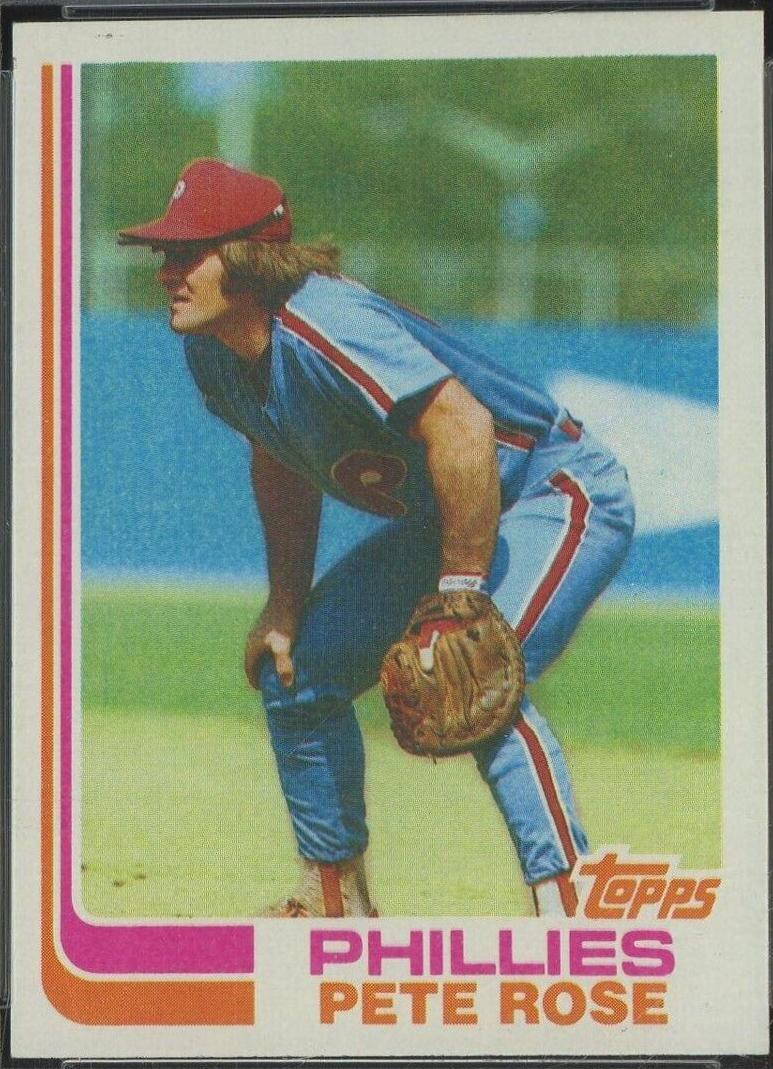 Pete Rose [Blackless] #780 Prices | 1982 Topps | Baseball Cards