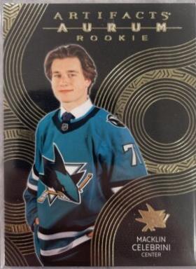 Macklin Celebrini [Purple Tier 2 Rookie] #A-MC Prices | 2024 Upper Deck ...