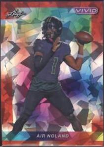 Air Noland [Red Crystal] #4 Prices | 2024 Leaf Vivid | Football Cards