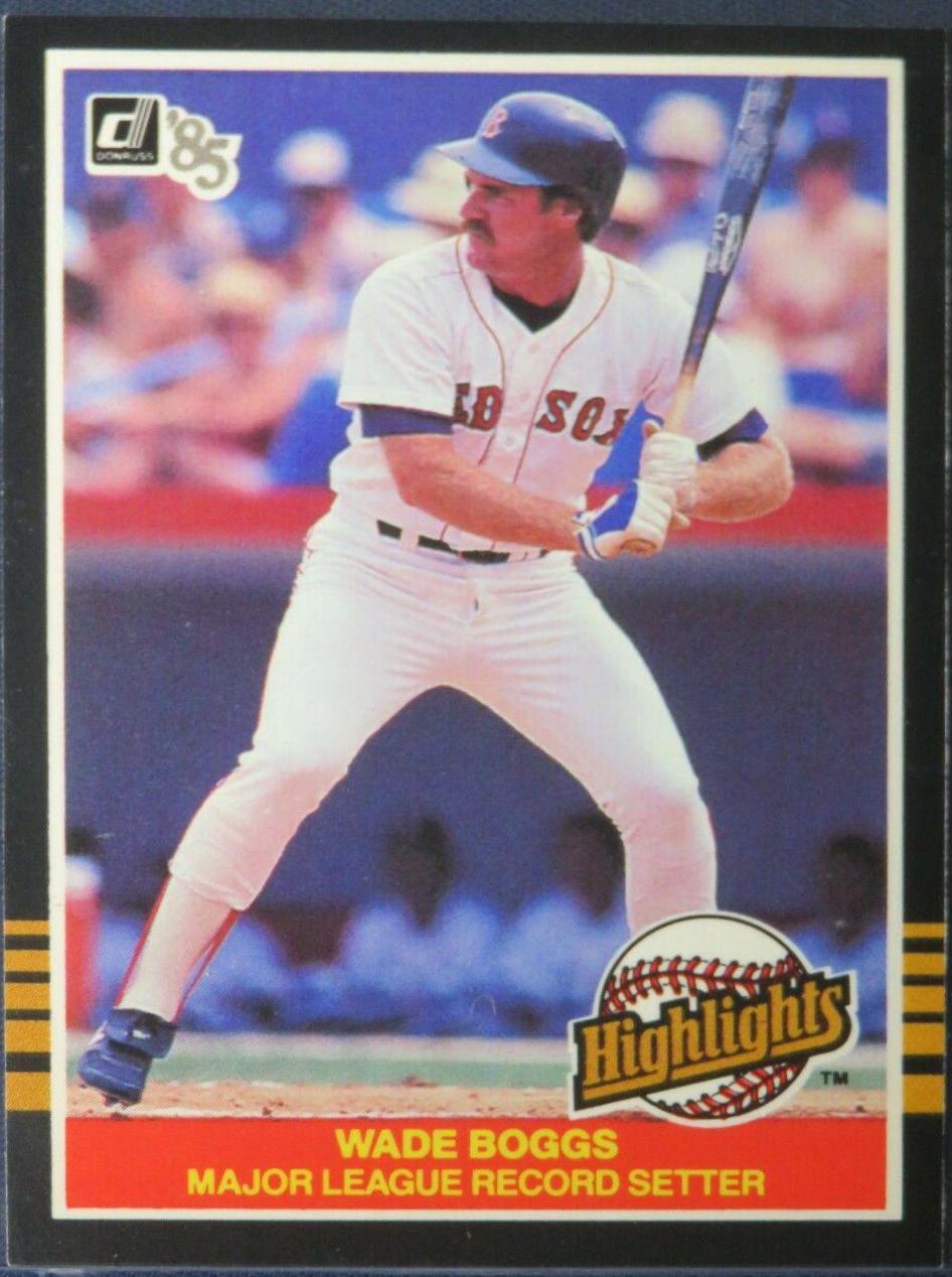 Wade Boggs #49 Prices | 1985 Donruss Highlights | Baseball Cards