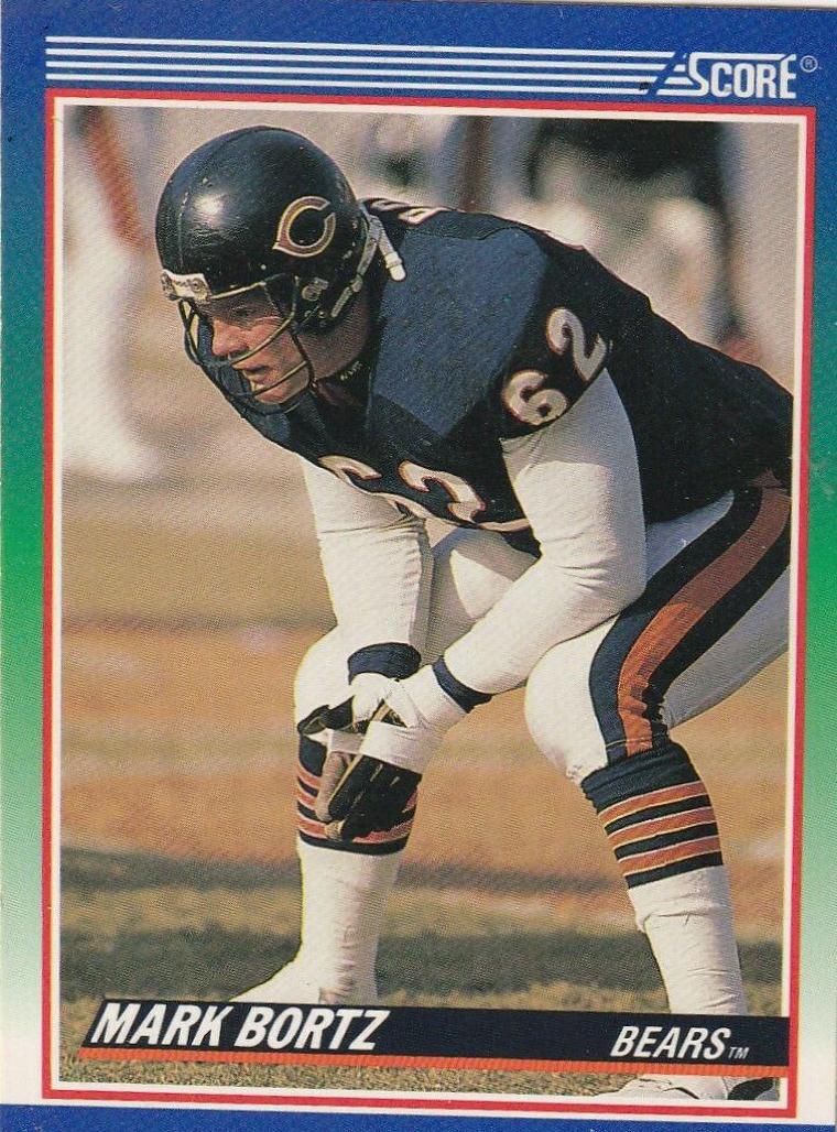 Mark Bortz #405 Prices [Rookie] | 1990 Panini Score | Football Cards