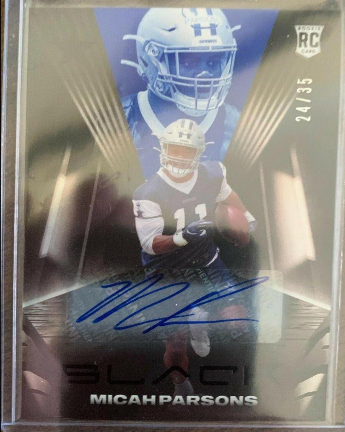 Micah Parsons [Autograph] #146 Prices | 2021 Panini Black | Football Cards