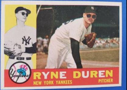 Ryne Duren #204 Prices | 1960 Topps | Baseball Cards