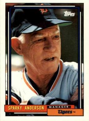Sparky Anderson #381 Prices | 1992 Topps | Baseball Cards