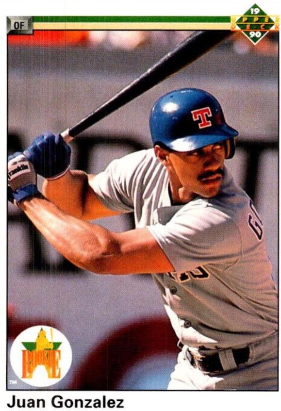 Juan Gonzalez #72 Prices [Rookie] | 1990 Upper Deck | Baseball Cards