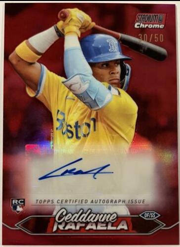 Ceddanne Rafaela [Red] #SCCA-CRA Prices | 2024 Topps Stadium Club ...