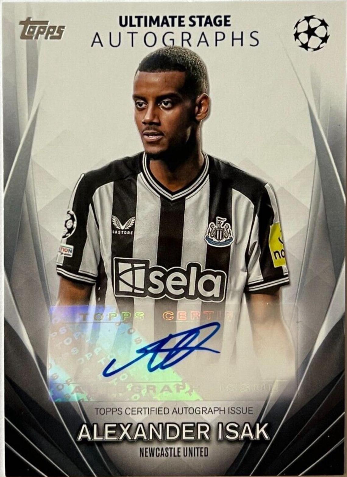 Alexander Isak #USA-AI Prices | 2023 Topps UEFA Club Ultimate Stage ...