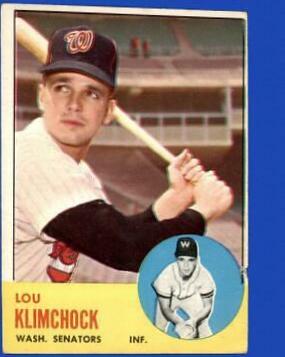 Lou Klimchock #542 Prices | 1963 Topps | Baseball Cards