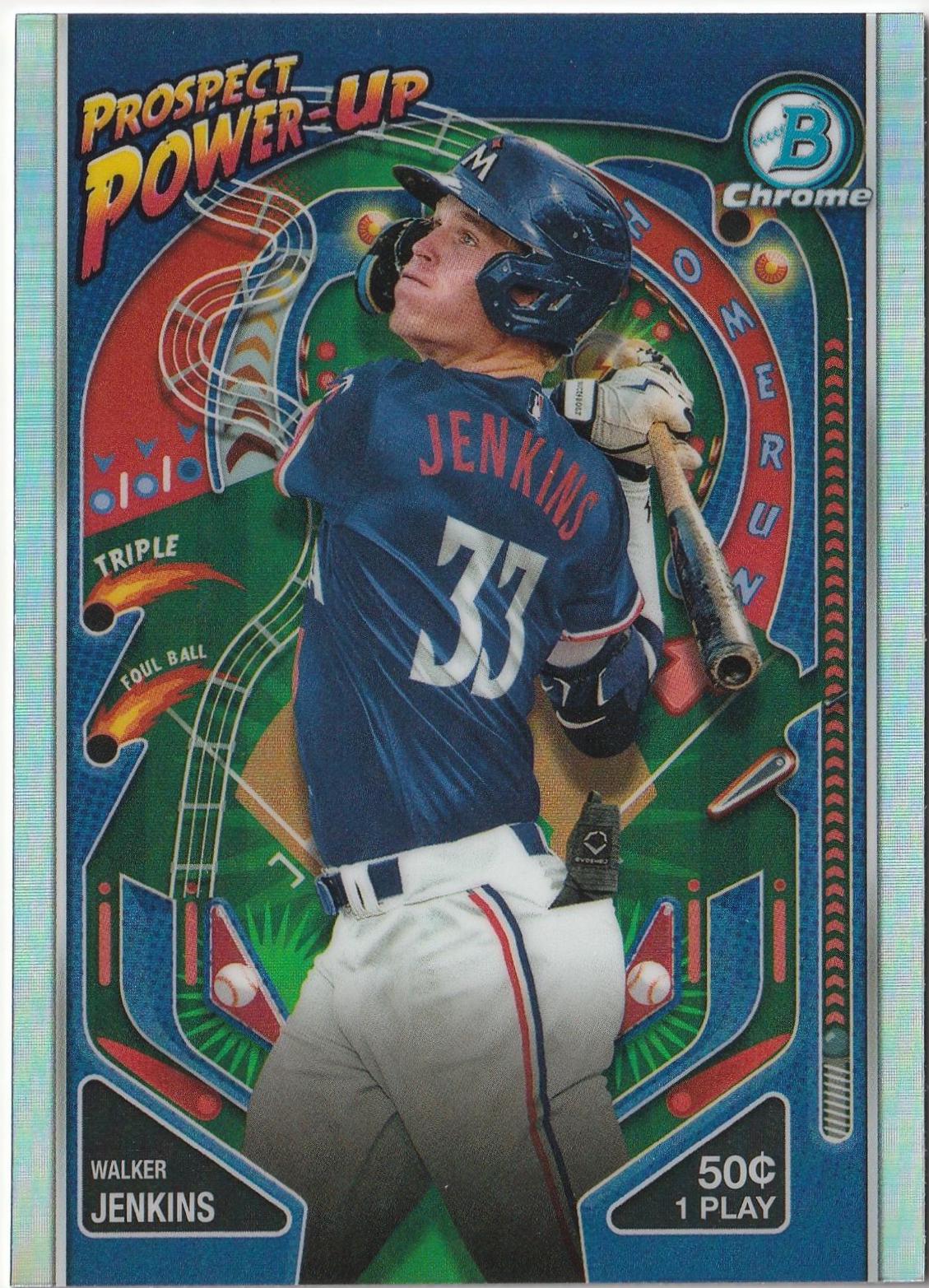 Walker Jenkins #PP-1 Prices | 2024 Bowman Prospect Power-Up | Baseball ...