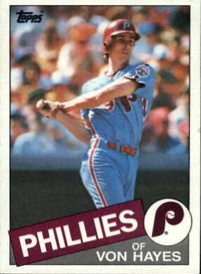 Von Hayes #68 Prices | 1985 Topps | Baseball Cards
