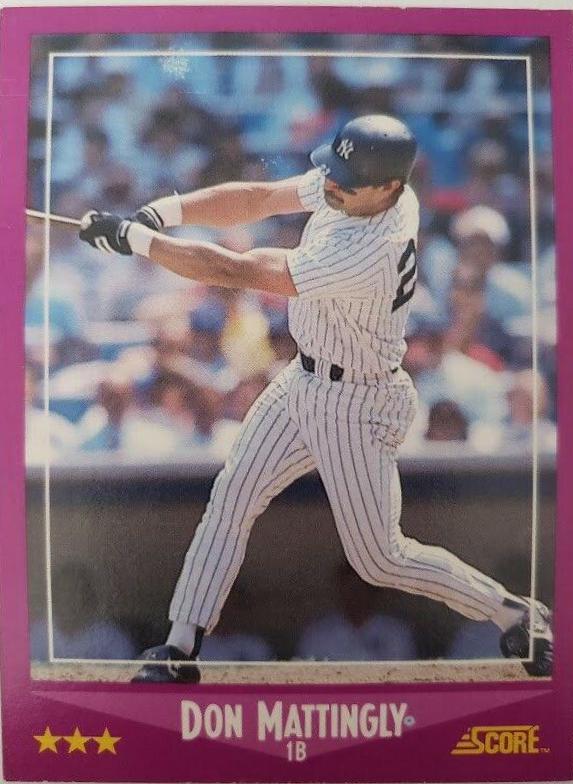 Don Mattingly #1 Prices | 1988 Score | Baseball Cards