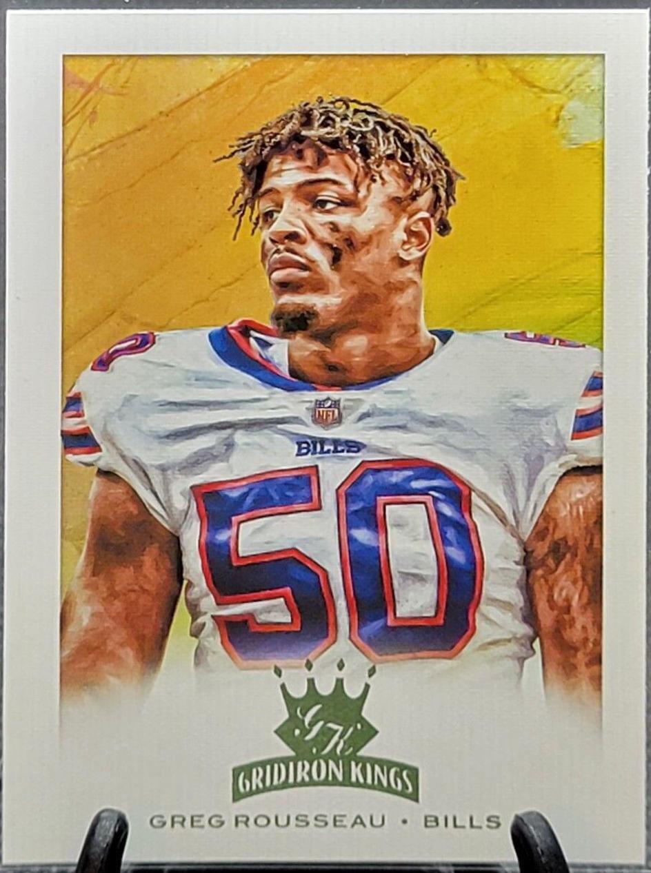 Greg Rousseau #GK-39 Prices | 2021 Panini Chronicles Gridiron Kings ...