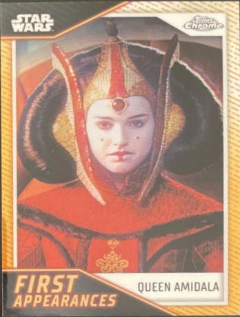 Padme Amidala [Orange Refractor] #49 Prices | Star Wars 2023 Topps ...