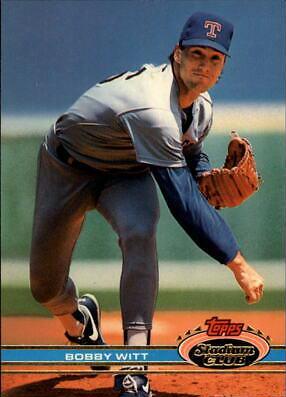 Bobby Witt #96 Prices | 1991 Stadium Club | Baseball Cards