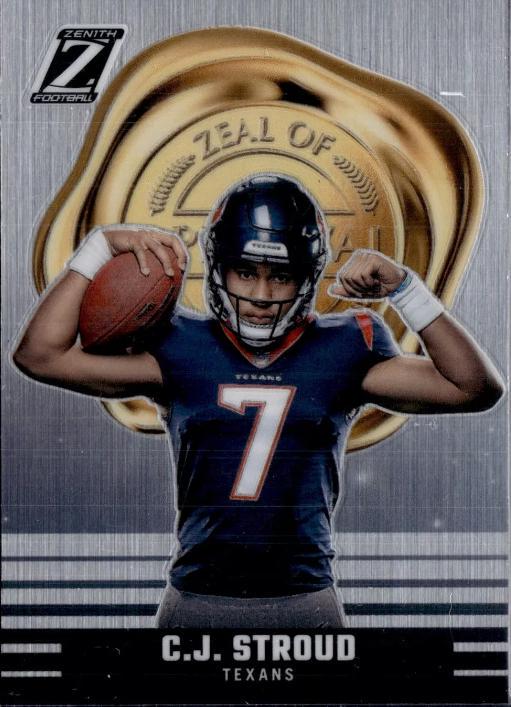 C.J. Stroud #24 Prices [Rookie] | 2023 Panini Zenith Zeal of Approval ...