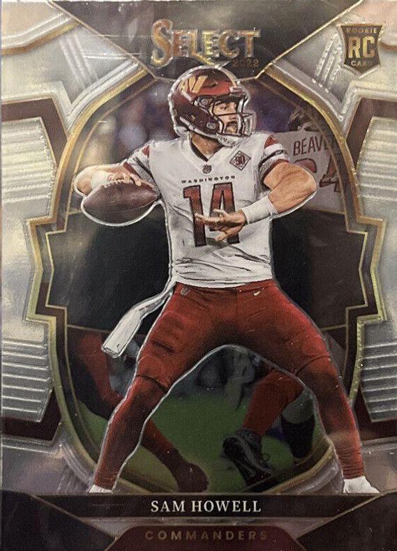 Sam Howell #76 Prices [Rookie] | 2022 Panini Select | Football Cards