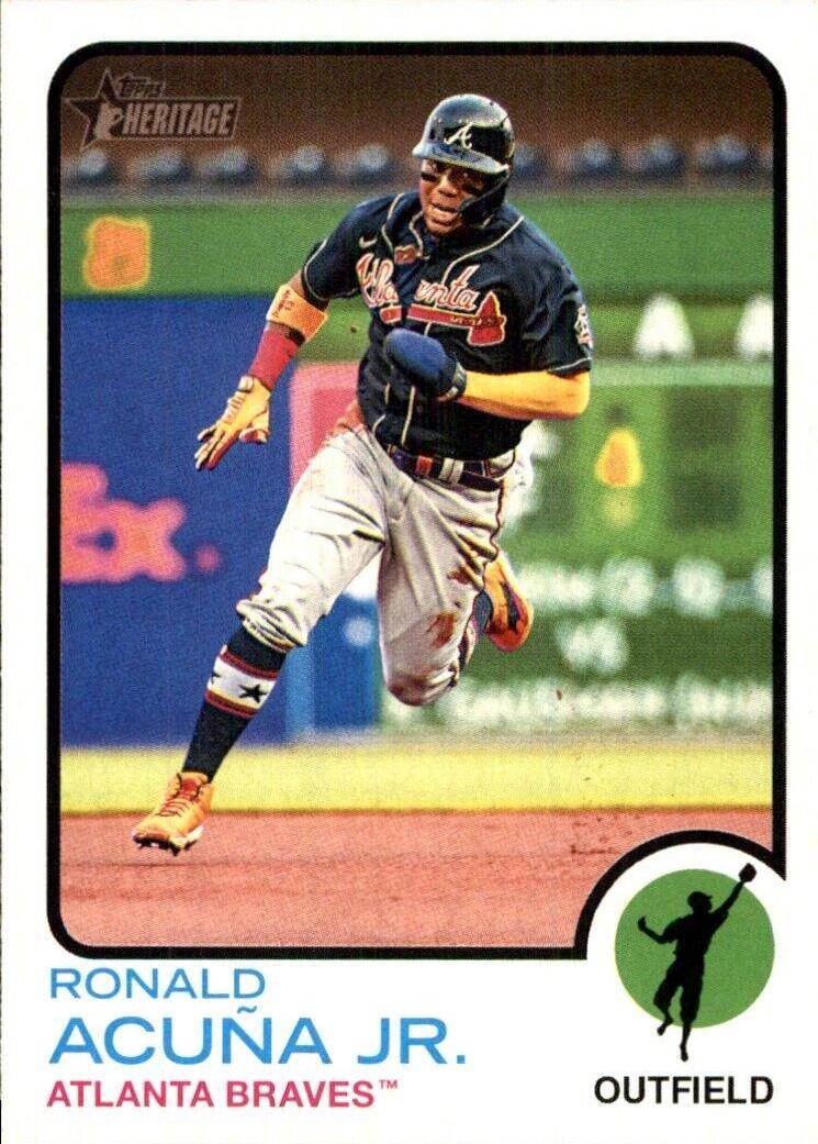 Ronald Acuna Jr #223 Prices | 2022 Topps Heritage | Baseball Cards