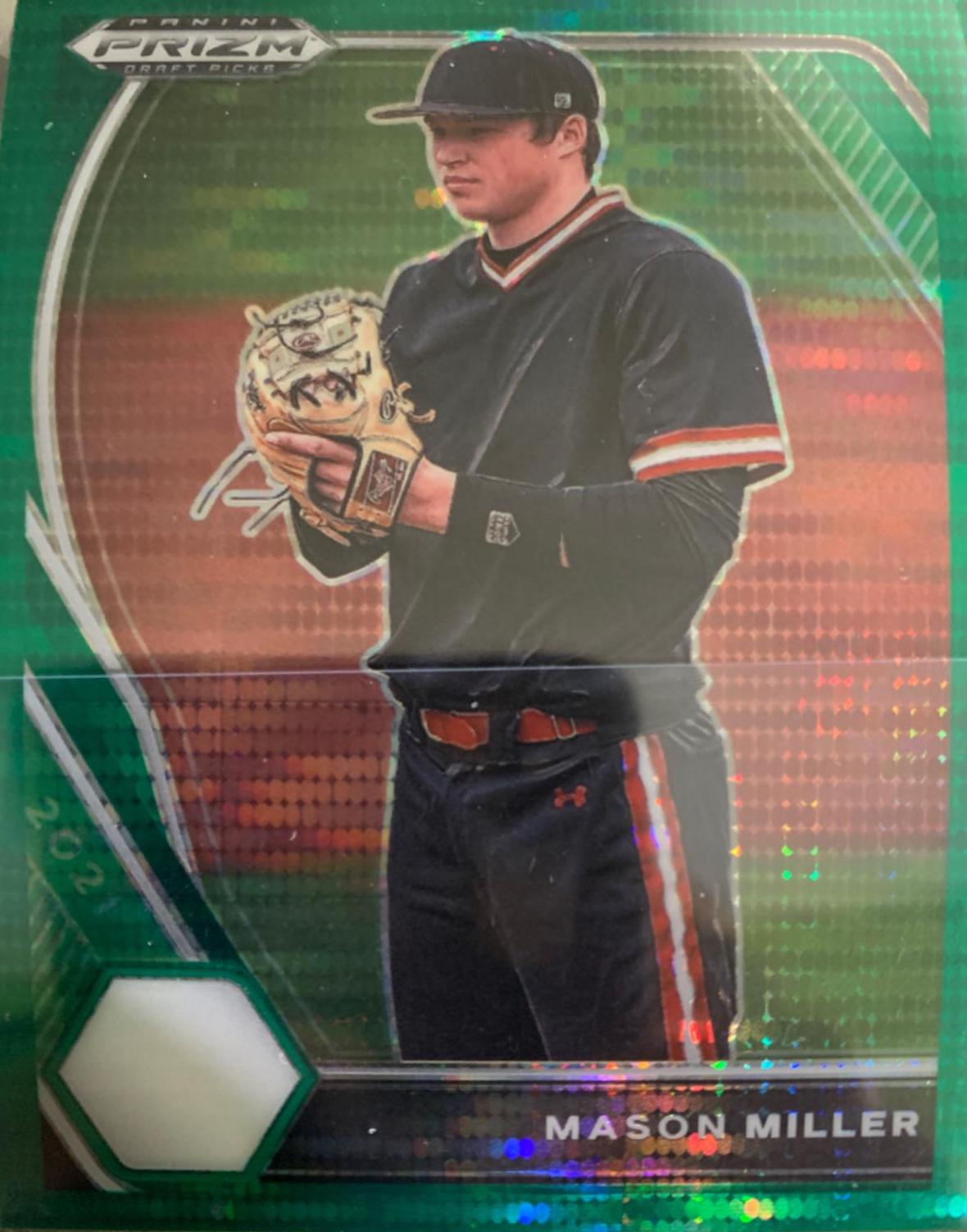 Mason Miller [Green Pulsar Prizm] #97 Prices | 2021 Panini Prizm Draft ...