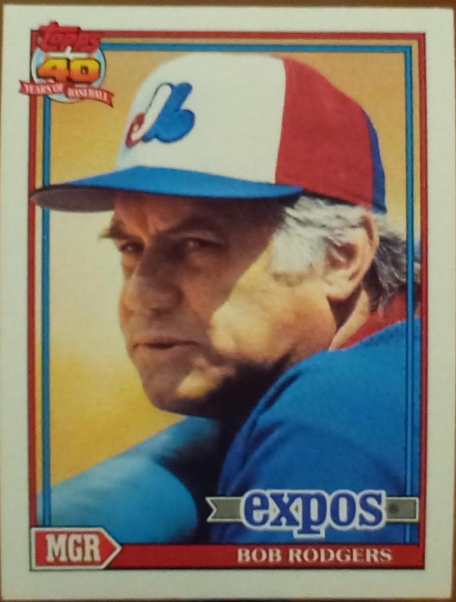 Bob Rodgers #321 Prices | 1991 Topps | Baseball Cards