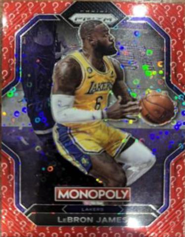 LeBron James [Question Mark] #40 Prices | 2022 Panini Prizm Monopoly ...