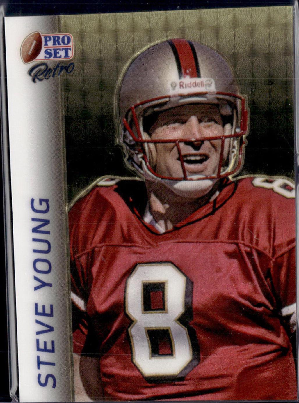 Steve Young [Super Prismatic Gold] #RB-76 Prices | 2024 Pro Set Metal ...