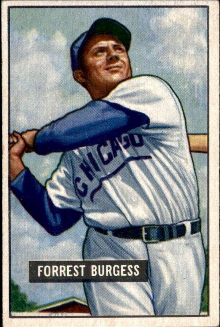 Forrest Burgess #317 Prices | 1951 Bowman | Baseball Cards