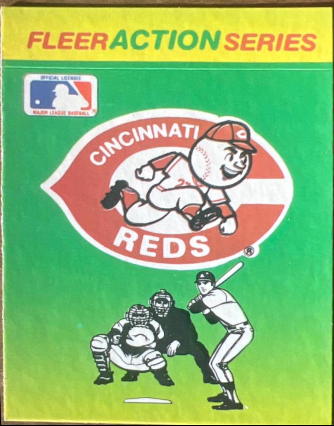 Cincinnati Reds Prices | 1990 Fleer Action Series Stickers | Baseball Cards