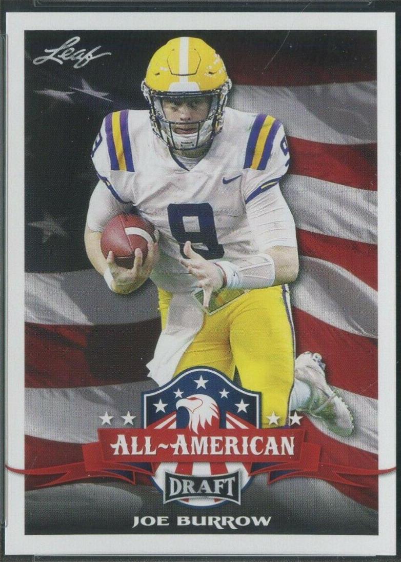 Joe Burrow #61 Prices [Rookie] | 2020 Leaf Draft | Football Cards