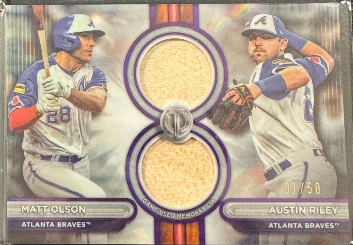 Matt Olson / Austin Riley [Purple Dual Player] #DR2-OR Prices | 2024 ...