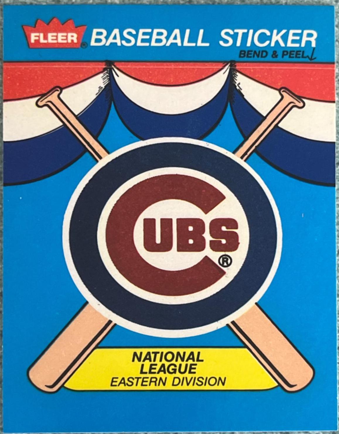 Chicago Cubs Prices | 1989 Fleer Baseball Stickers | Baseball Cards