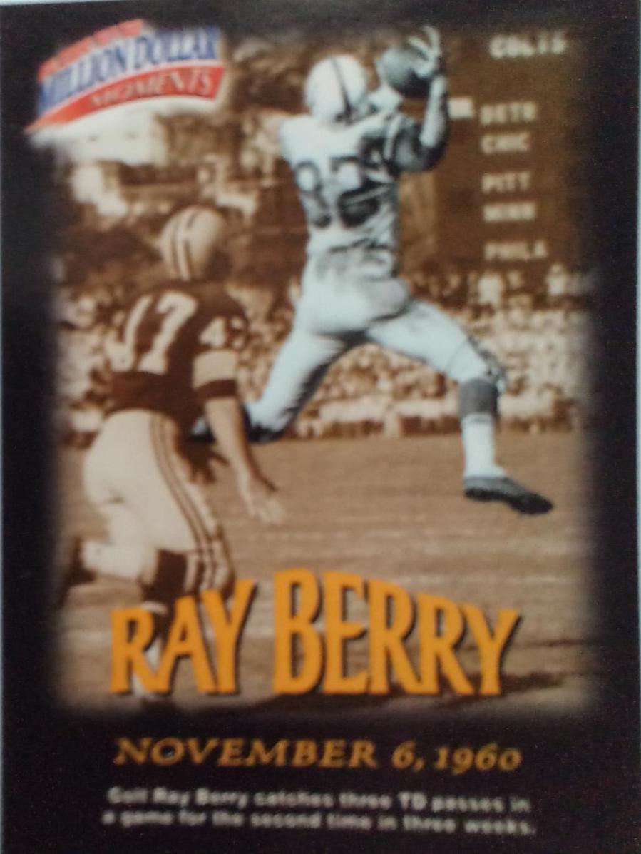 Ray Berry #9 Prices | 1997 Fleer Million Dollar Moments | Football Cards