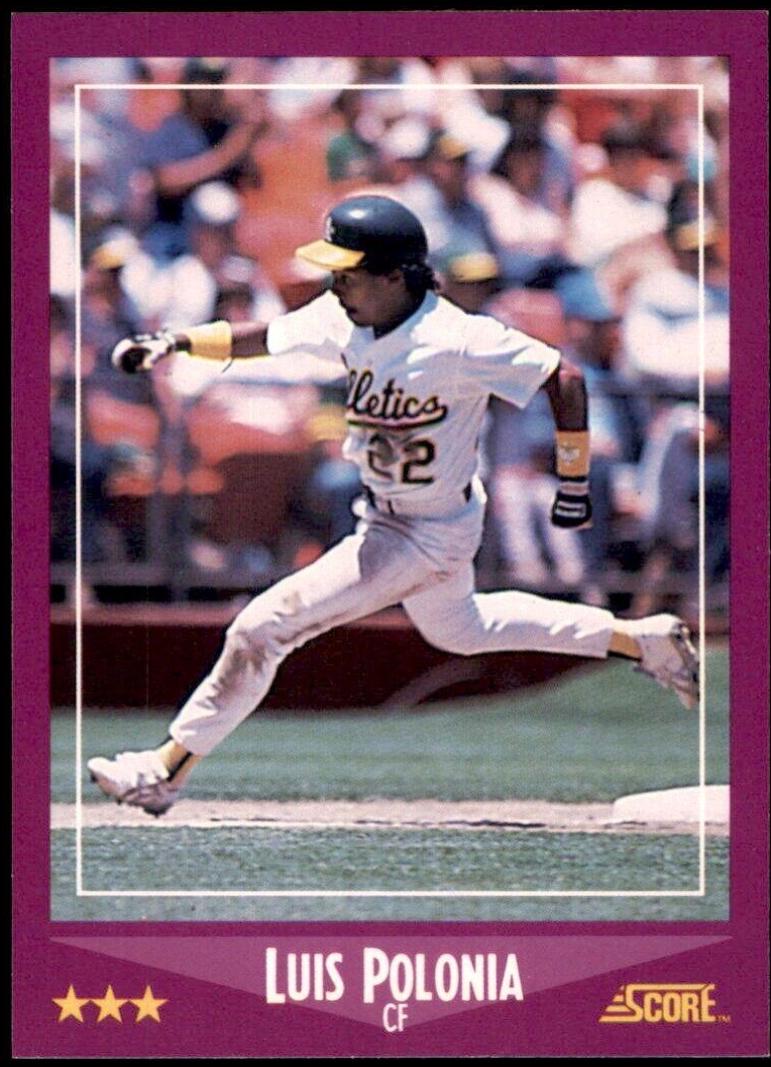 Luis Polonia #64 Prices [Rookie] | 1988 Score | Baseball Cards