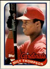 Milt Thompson #118T Prices | 1989 Topps Traded | Baseball Cards