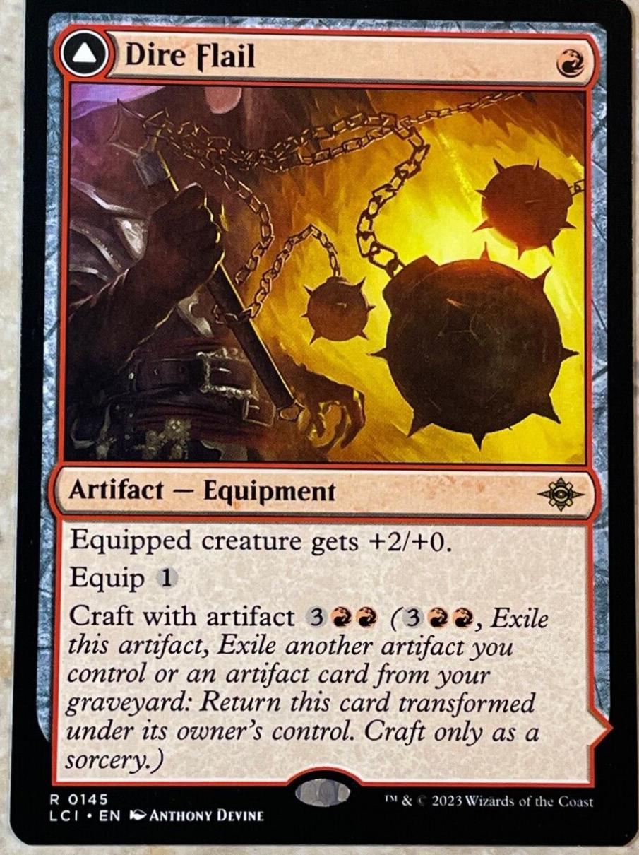 Dire Flail // Dire Blunderbuss #374 Prices | Magic Lost Caverns of ...
