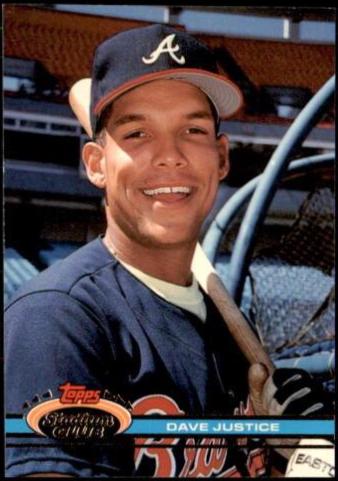 Dave Justice #26 Prices | 1991 Stadium Club | Baseball Cards