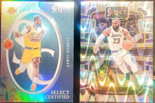 LeBron James [Tectonic Prizm] #7 Prices | 2023 Panini Select Certified ...