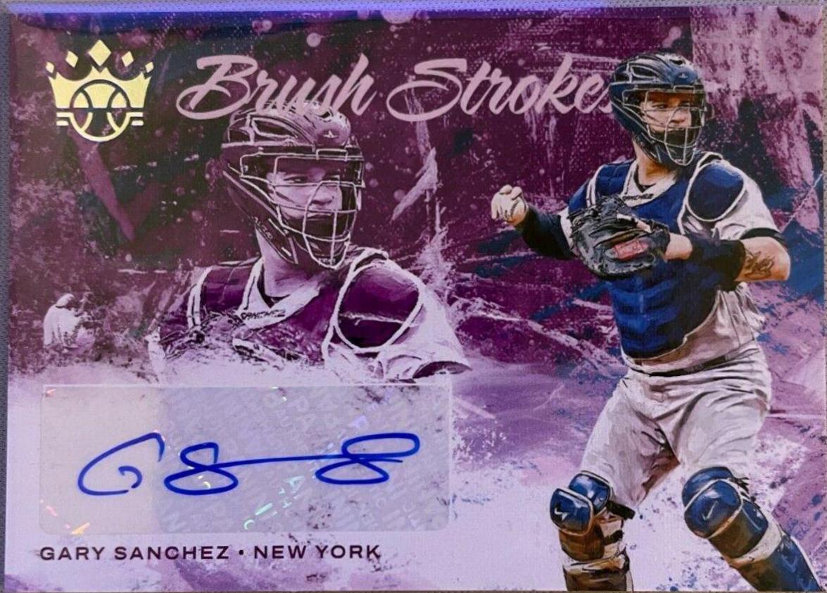 Gary Sanchez #BS-GS Prices | 2022 Panini Diamond Kings Brush Strokes ...
