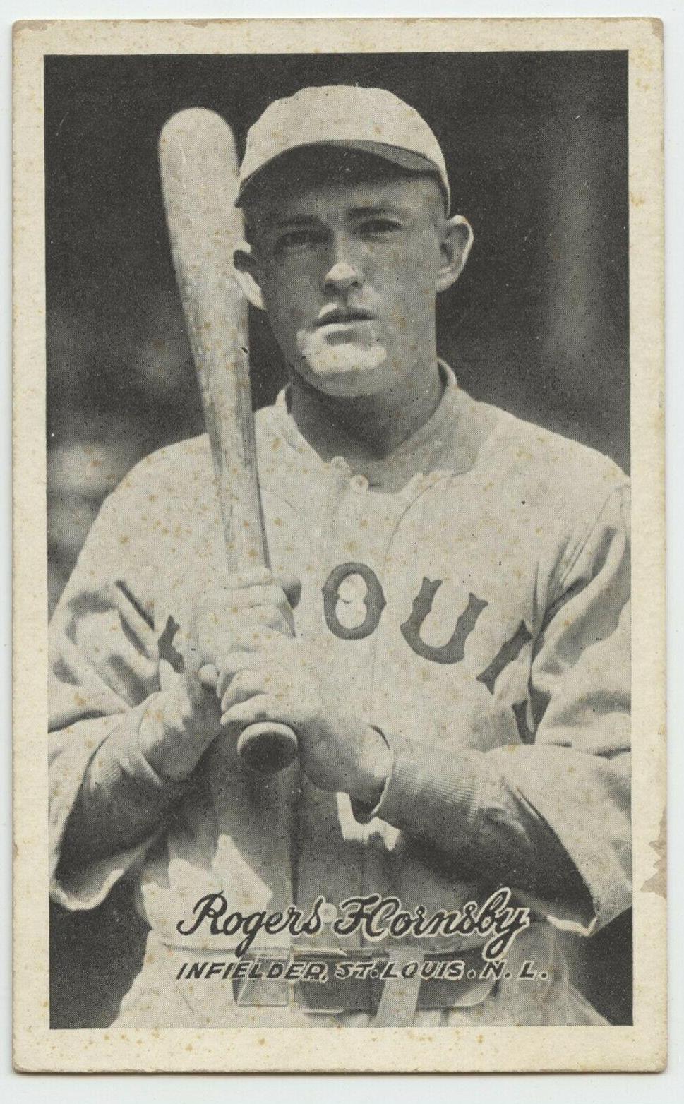Rogers Hornsby Prices | 1921 Exhibits | Baseball Cards