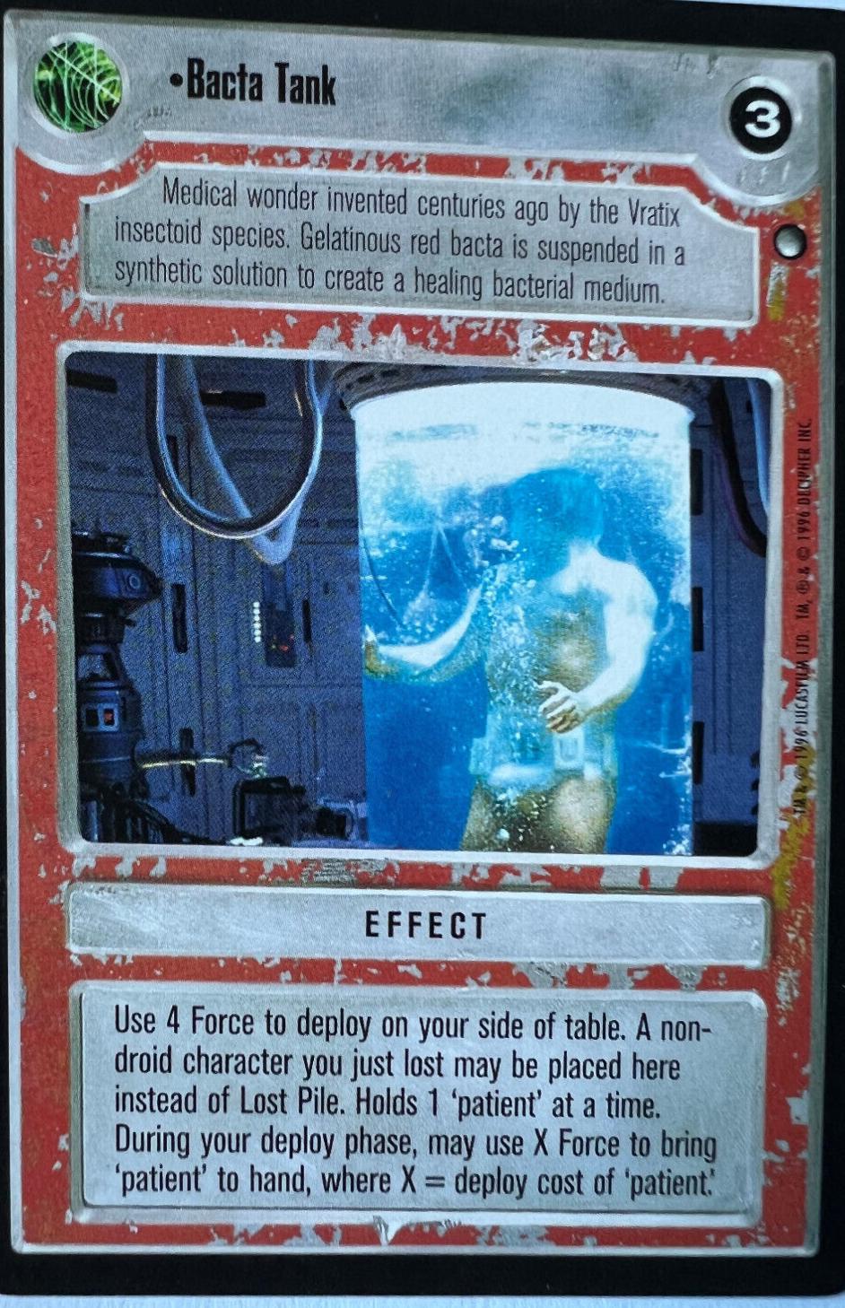 Bacta Tank [Limited] Prices | Star Wars CCG Hoth | Star Wars Cards