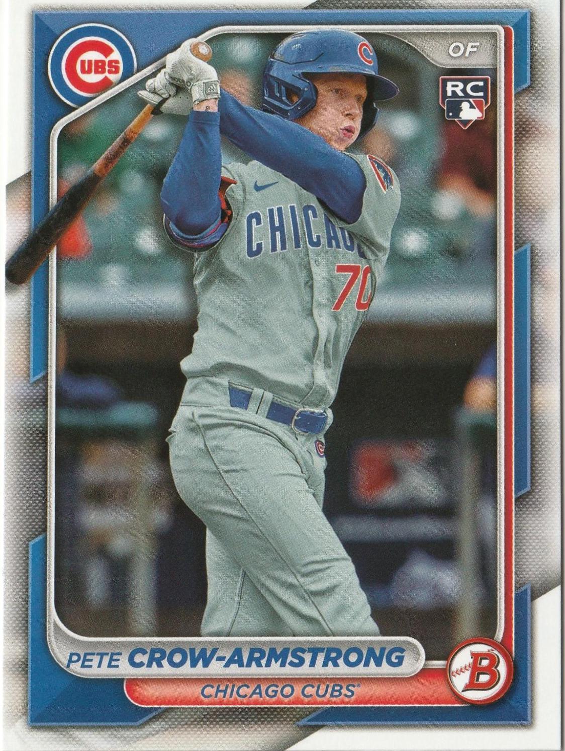 Pete Crow Armstrong 85 Prices Rookie 2024 Bowman Baseball Cards