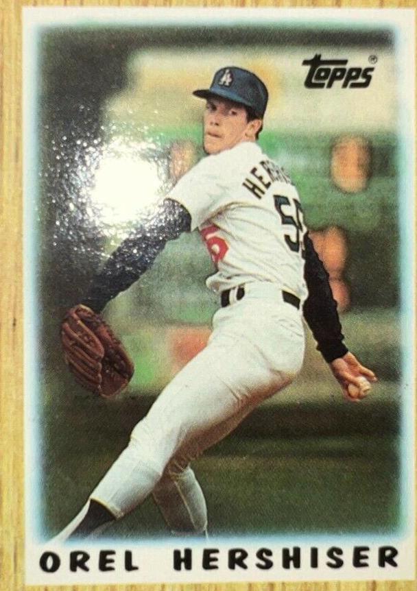 Orel Hershiser #14 Prices | 1987 Topps Mini League Leaders | Baseball Cards