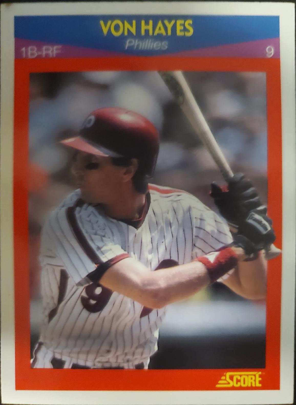 Von Hayes #62 Prices | 1990 Score Superstars | Baseball Cards
