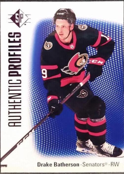 Drake Batherson #AP-3 Prices | 2021 SP Authentic Profiles | Hockey Cards