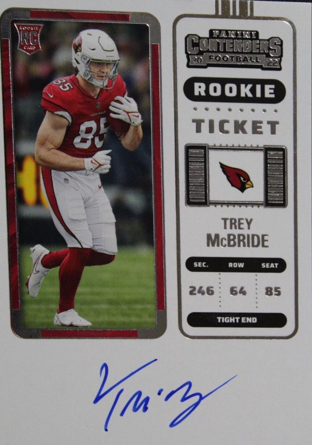 Trey McBride [Autograph Ticket] #136 Prices | 2022 Panini Contenders ...