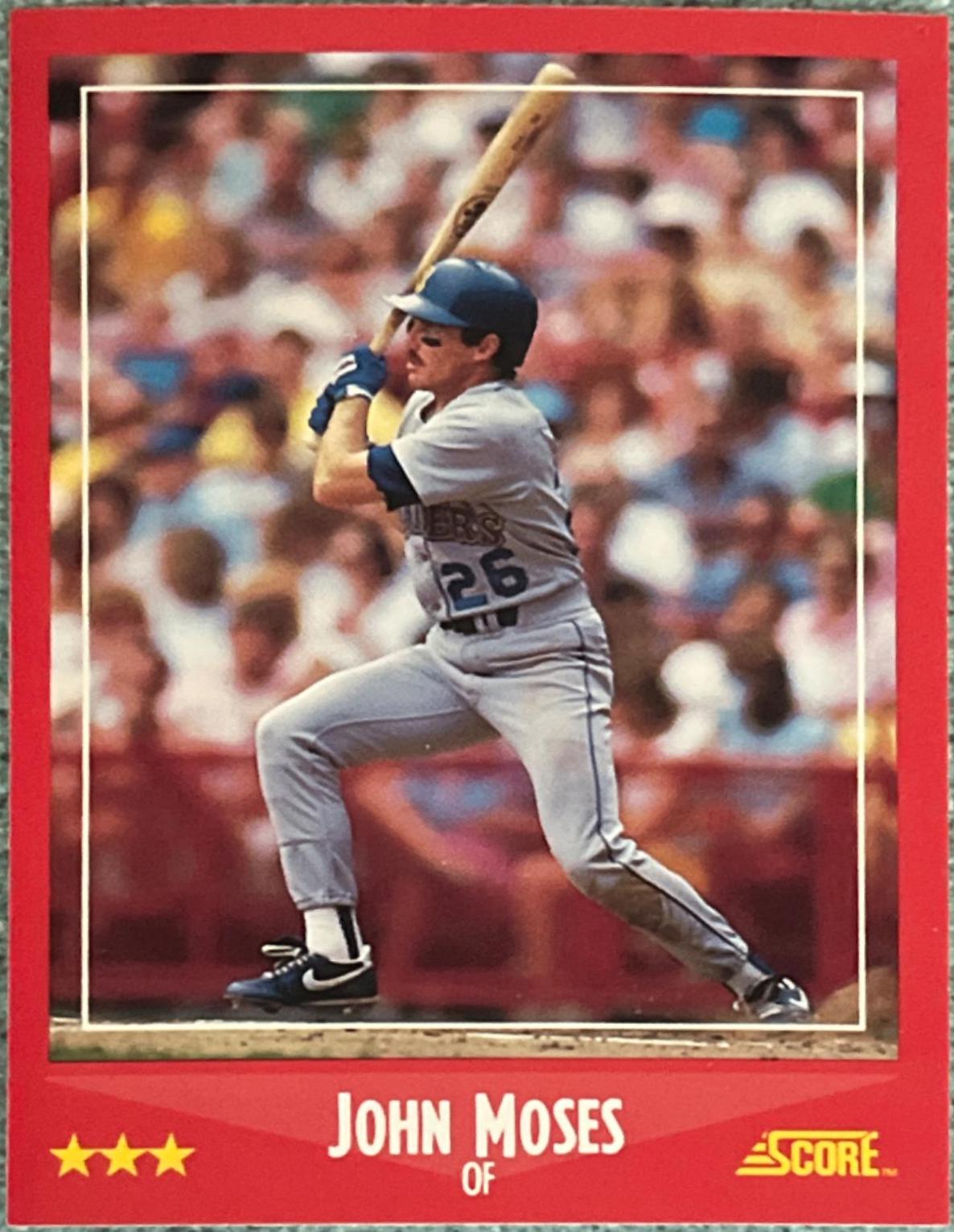 John Moses #309 Prices | 1988 Score | Baseball Cards