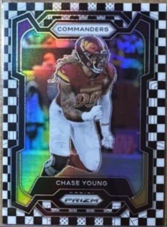 Chase Young [Black White Checker] #293 Prices | 2023 Panini Prizm ...