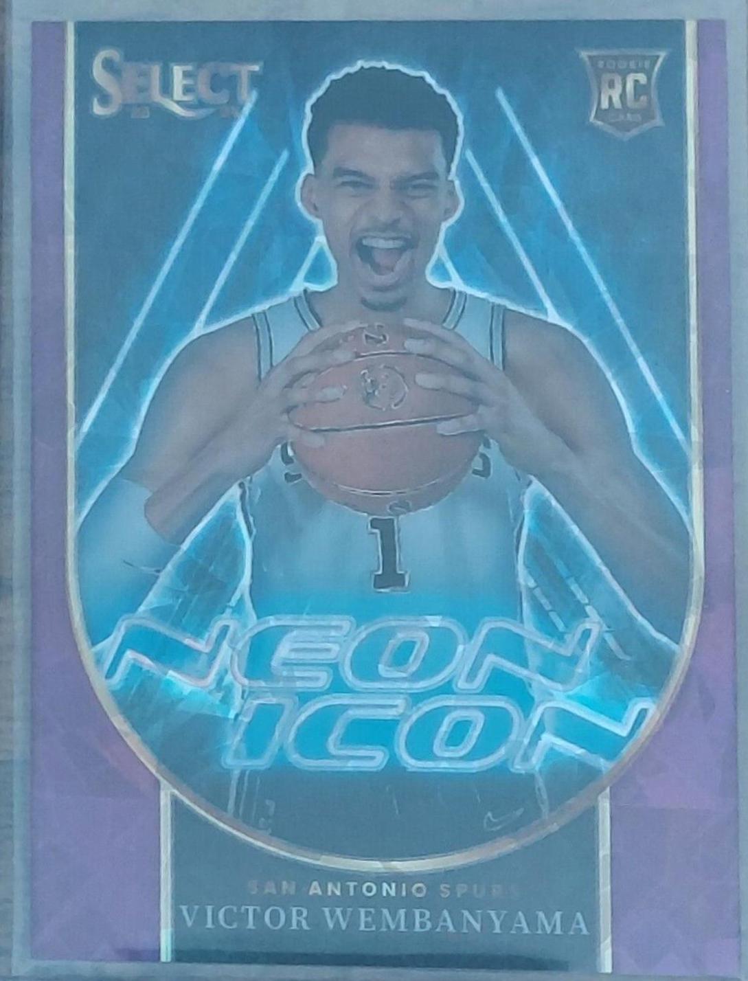 Victor Wembanyama [Purple Cracked Ice Prizm] #13 Prices | 2023 Panini ...